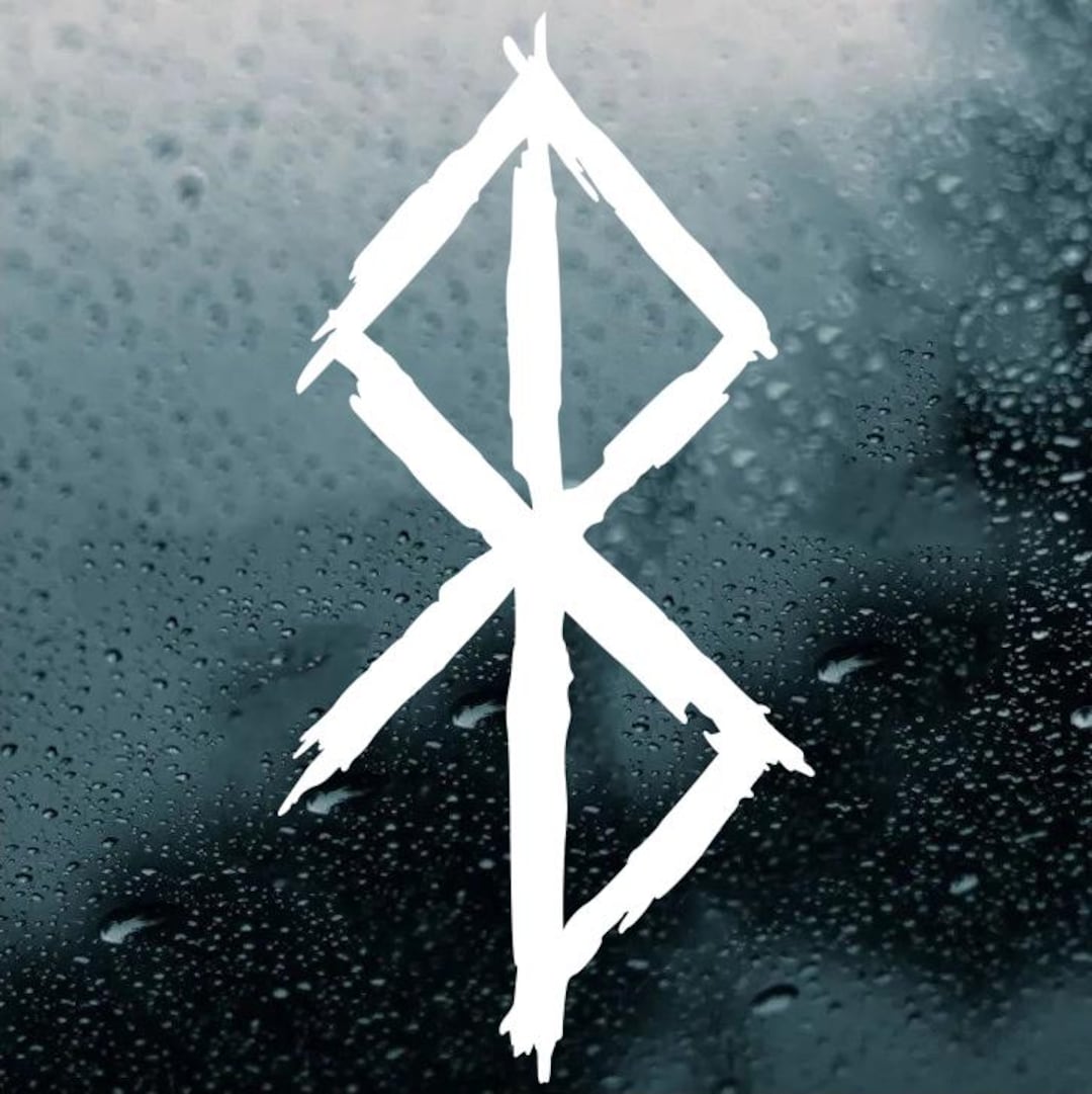 Peace Bindrune Vinyl Decal V2 | Viking Mythology Bind Rune | Die Cut ...