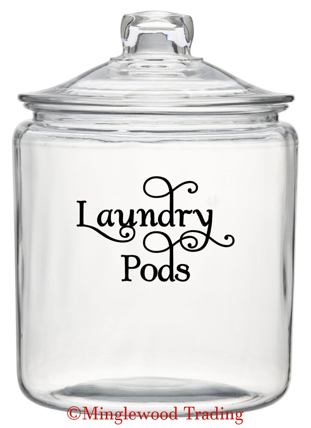 Laundry Pods Vinyl Decal Sticker - Detergent Pod Mud Room Cleaning ...