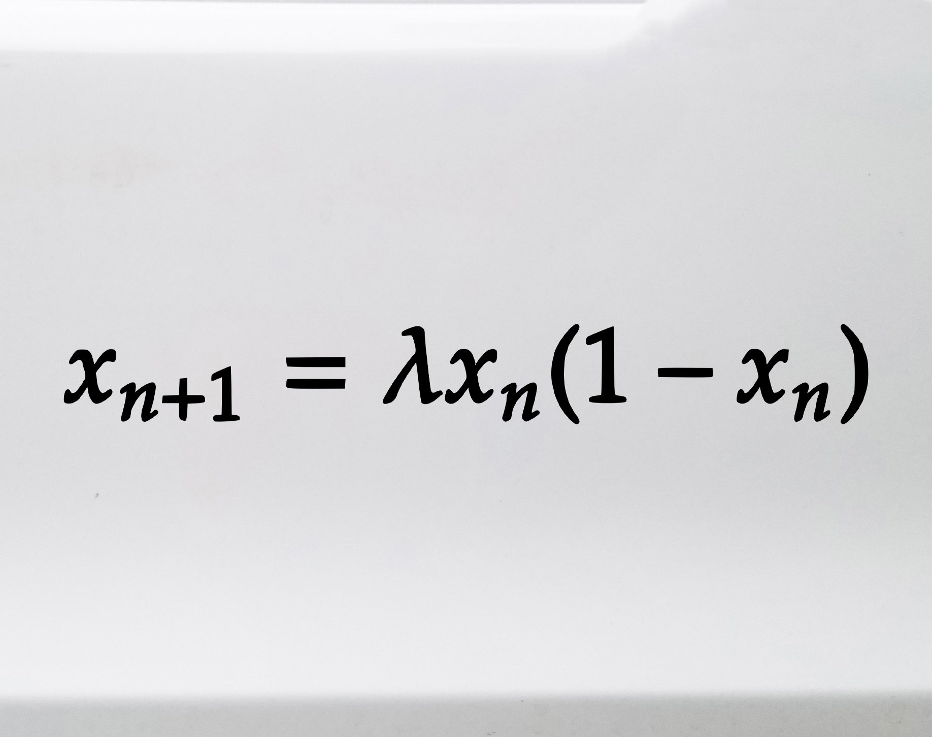 Chaos Theory Formula Vinyl Decal Mathematical Equation Die - Etsy UK