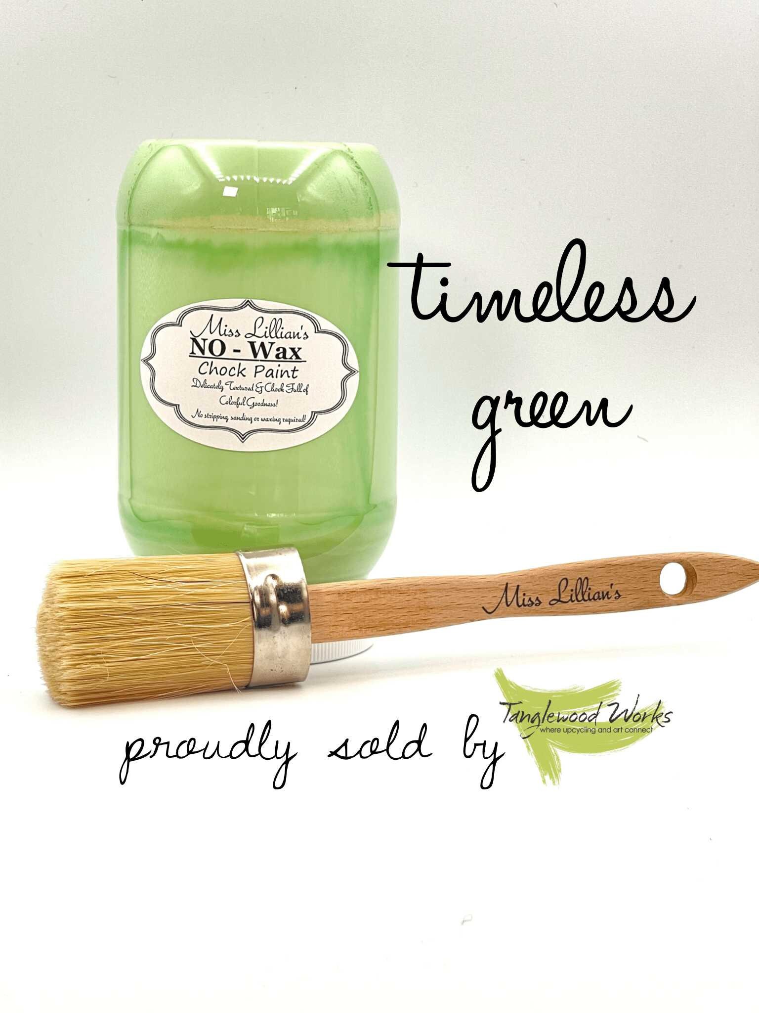 Miss Lillian's NO WAX Chock Paint Timeless Green Chalk Style Paint DIY ...