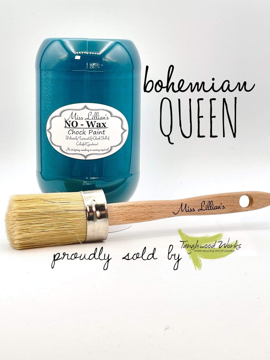 Miss Lillian's NO WAX Chock Paint Bohemian Queen Chalk Style Paint DIY ...