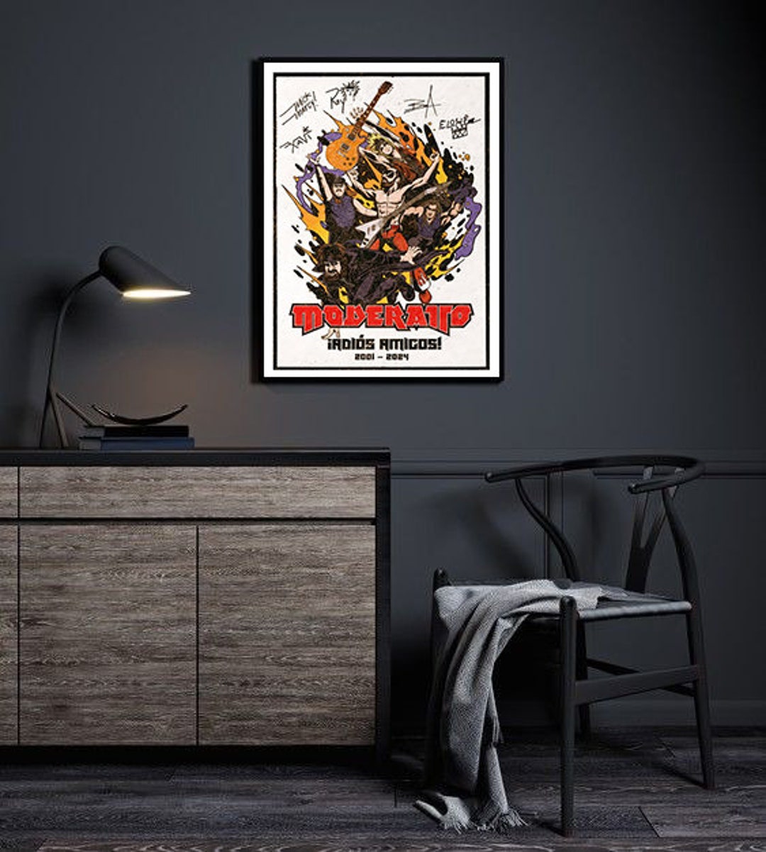 Moderatto Adios Amigos Tour 2024 Poster - Etsy