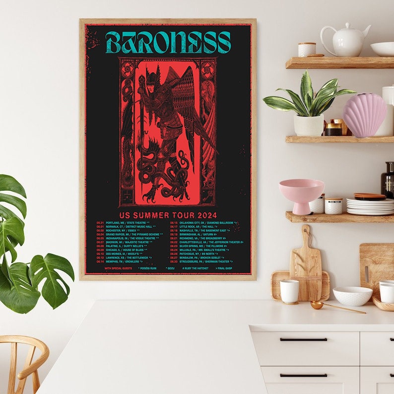 Baroness Us Summer Show 2024 Poster 2024 - Etsy