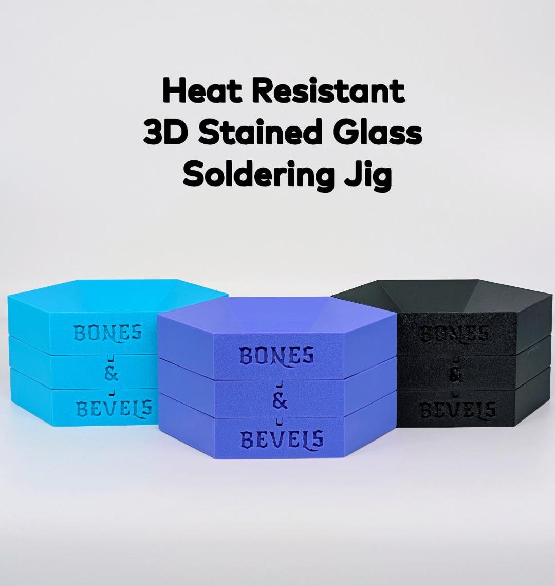 Heat Resistant 3D Angle Soldering Jig for Stained Glass Crafting Plants ...
