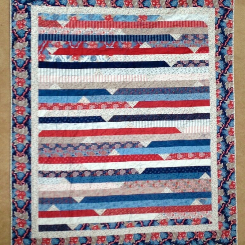 Red White Blue Quilt - Etsy