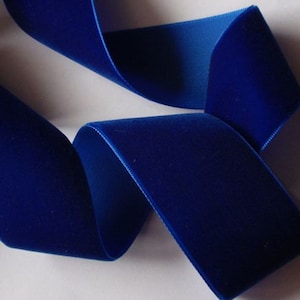 5 Yards 1.5 Inches Velvet Ribbon in Dark Teal RY15-065 - Etsy