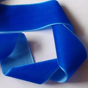 3 Yards 1.5 Inches Velvet Ribbon in Cobalt RY15-175 - Etsy