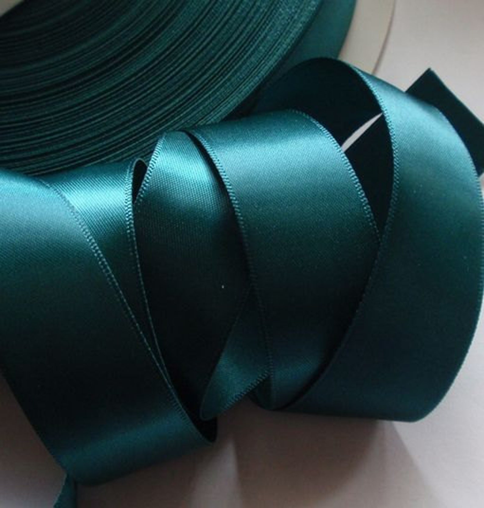 10 Yards 1 Inches Double Face Satin Ribbon in Sweet Nectar | Etsy