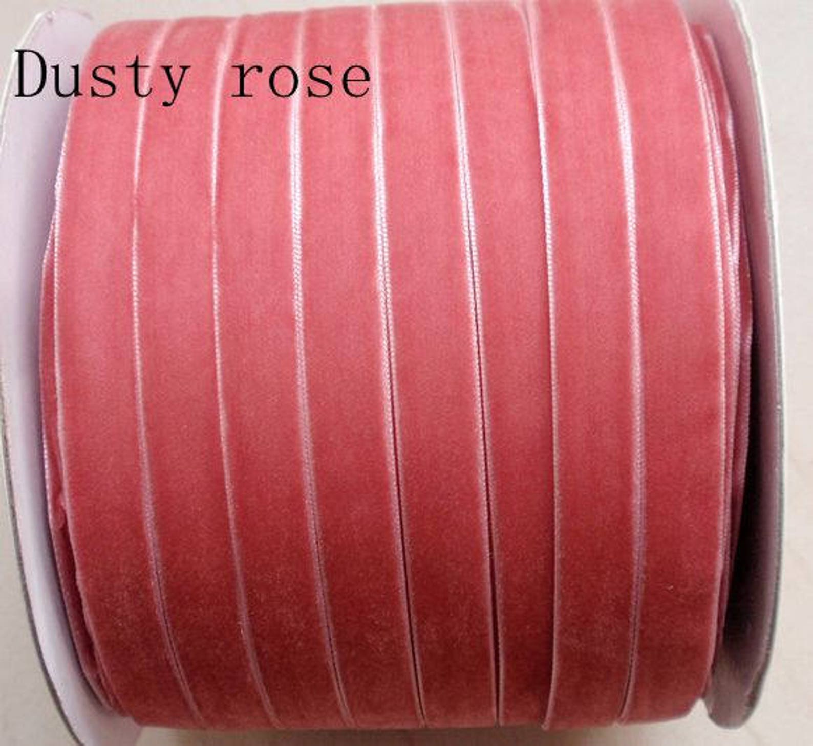 7 yards 1/2 inches Velvet Ribbon in Cream RY12-28 | Etsy