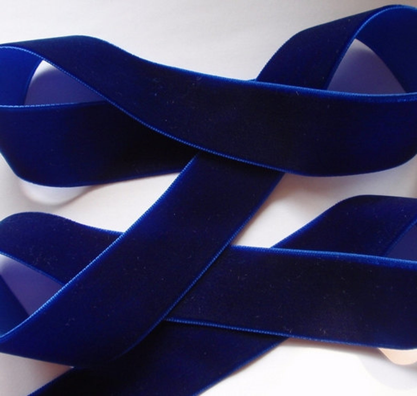 5 Yards 1 Inches Velvet Ribbon in Dark Teal RY01-65 | Etsy