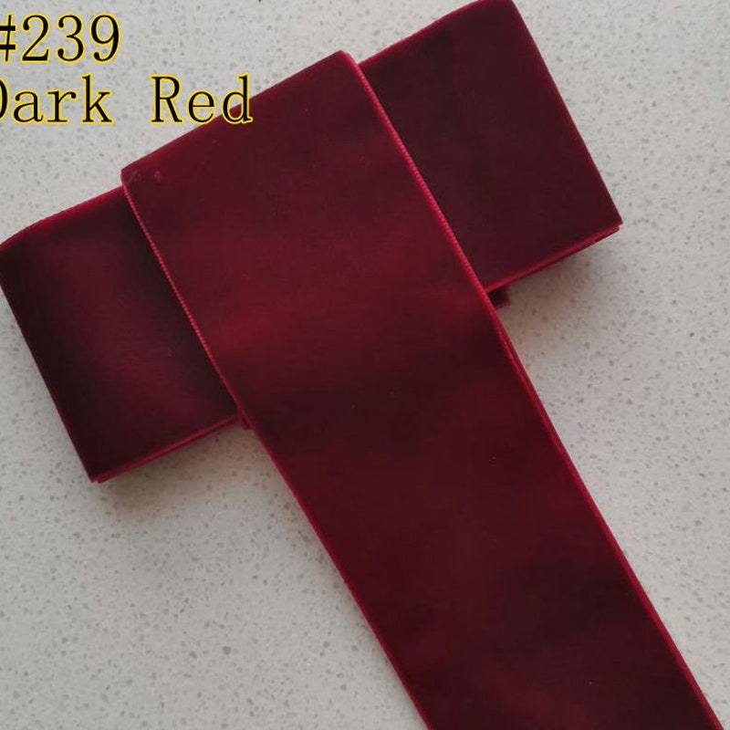 Red Velvet Ribbon - Etsy