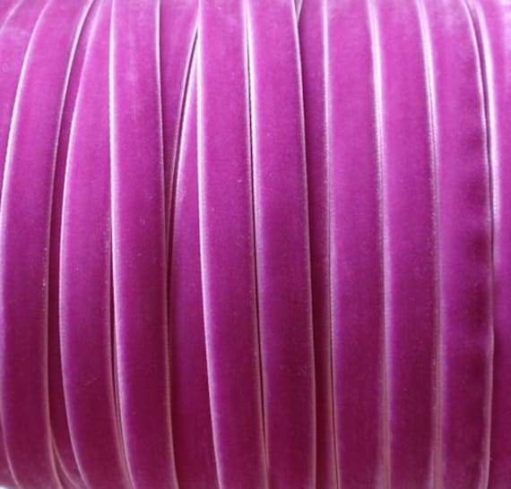 10 yards 3/8 inches Velvet Ribbon in Ultra Violet RY38-079 | Etsy