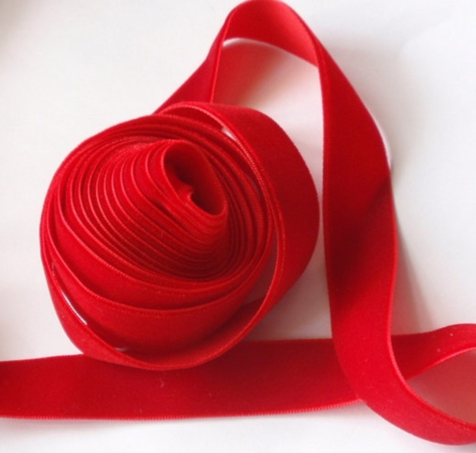 5 Yards 3/4 Inches Velvet Ribbon in Azalea RY34-40 | Etsy