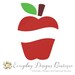 Split Apple Machine Embroidery Design - Split Apple to Customize With ...