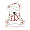 Christmas Elephant Machine Embroidery Applique Design - Etsy
