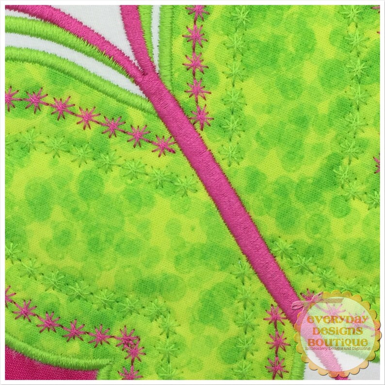 3D Butterfly Machine Embroidery Applique Design Butterfly | Etsy