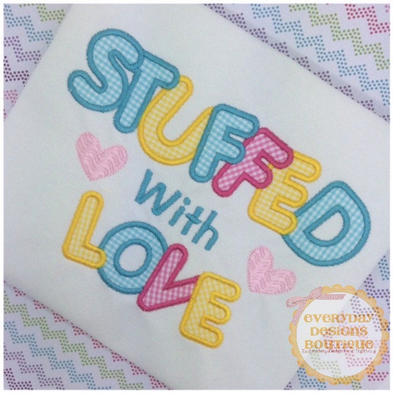 Felting Doggy Applique Stuffed with Love Puppy Machine Embroidery ...