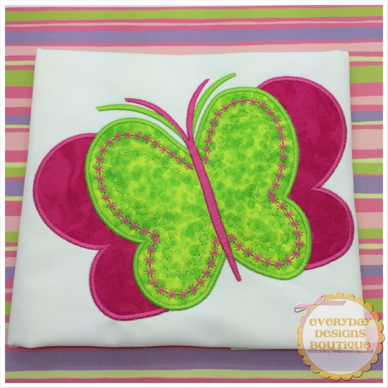 3D Butterfly Machine Embroidery Applique Design Butterfly | Etsy