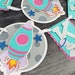 Space Themed Birthday Banner With Planets Rockets Moon and - Etsy