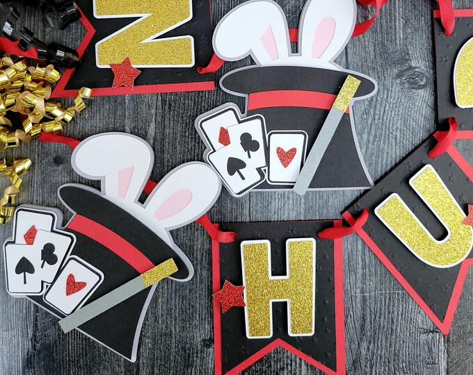 Magic Show Banner, Magician Birthday Party - Etsy