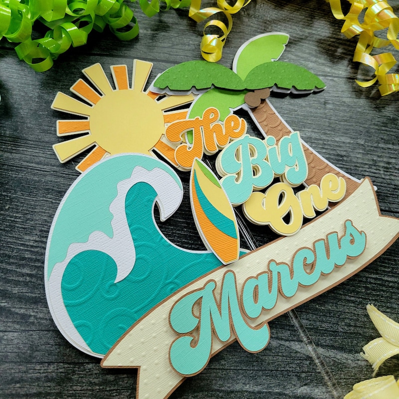 The Big One Cake Topper - Etsy