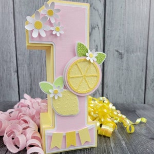 Lemon 3D Number - Lemon Birthday - Lemon Centerpiece - Lemon Party - Etsy
