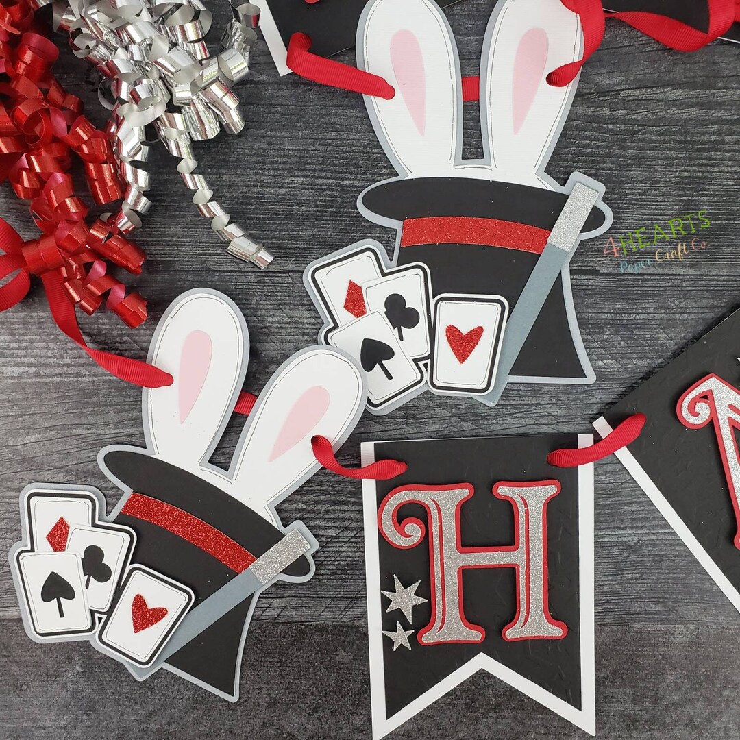 Magic Show Banner Magician Birthday Party - Etsy