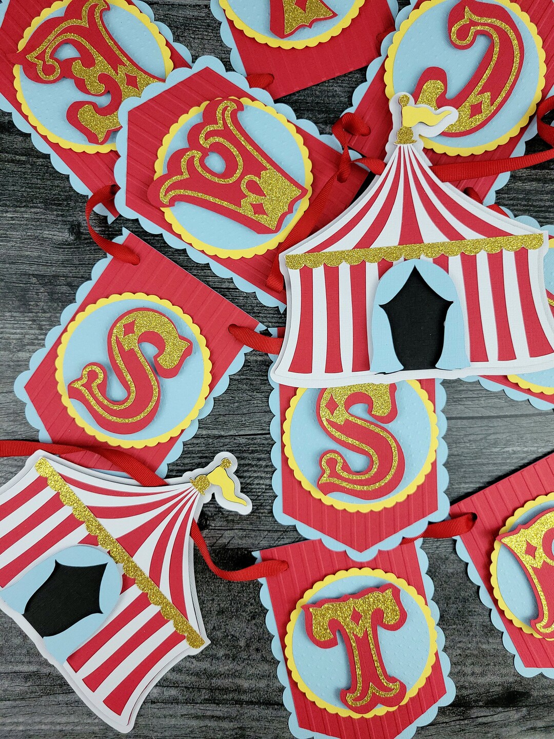 Circus Birthday Banner - Etsy