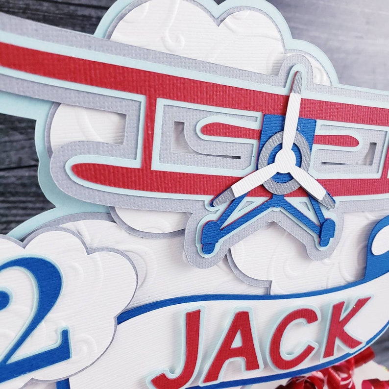 Airplane Cake Topper Plane Cake Topper Airplane Birthday - Etsy