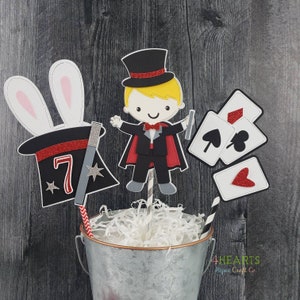 Magician Birthday Centerpiece, Magic Centerpiece - Etsy