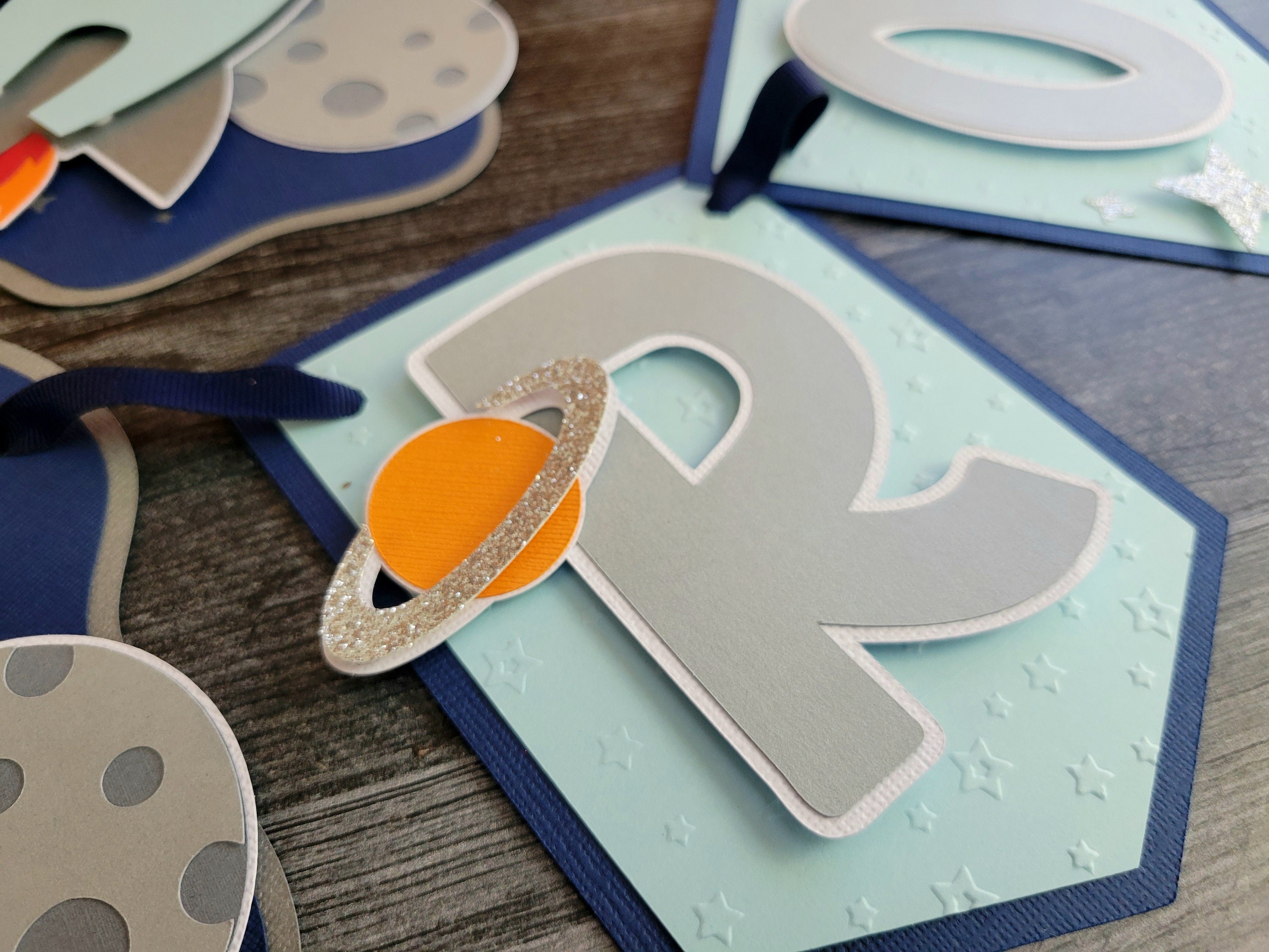 Space Birthday Banner - Rocketship Party - Etsy