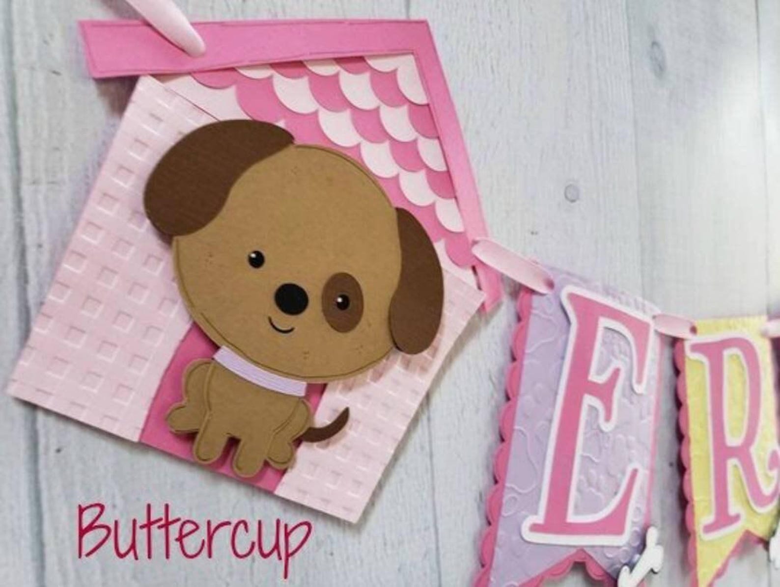 Puppy Photo Banner - Dog Photo Banner - Puppy Birthday Banner - Etsy