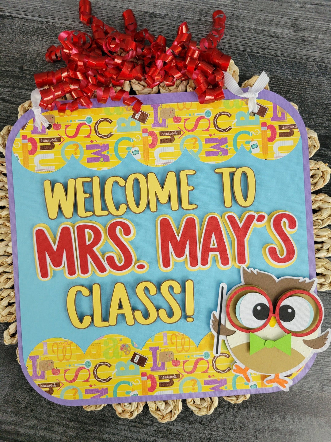 Classroom Door Sign, Teacher Sign, Back to School - Etsy