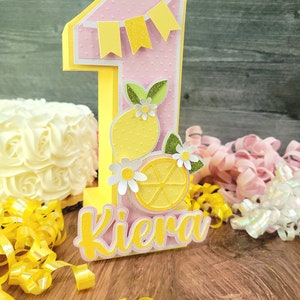 Lemon 3D Number - Lemon Birthday - Lemon Centerpiece - Lemon Party - Etsy