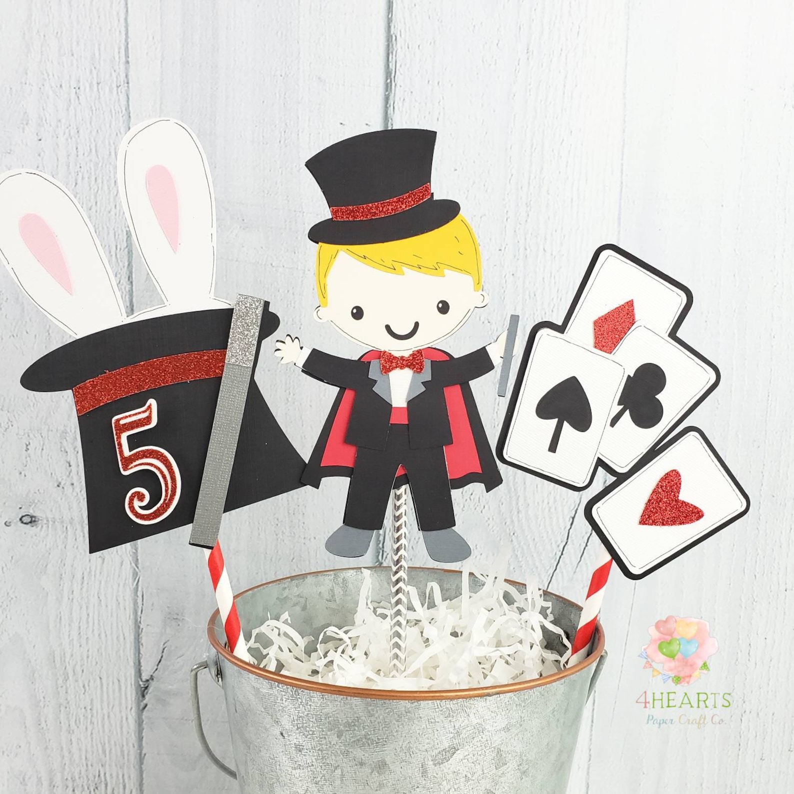 Magician Birthday Centerpiece Magic Centerpiece - Etsy