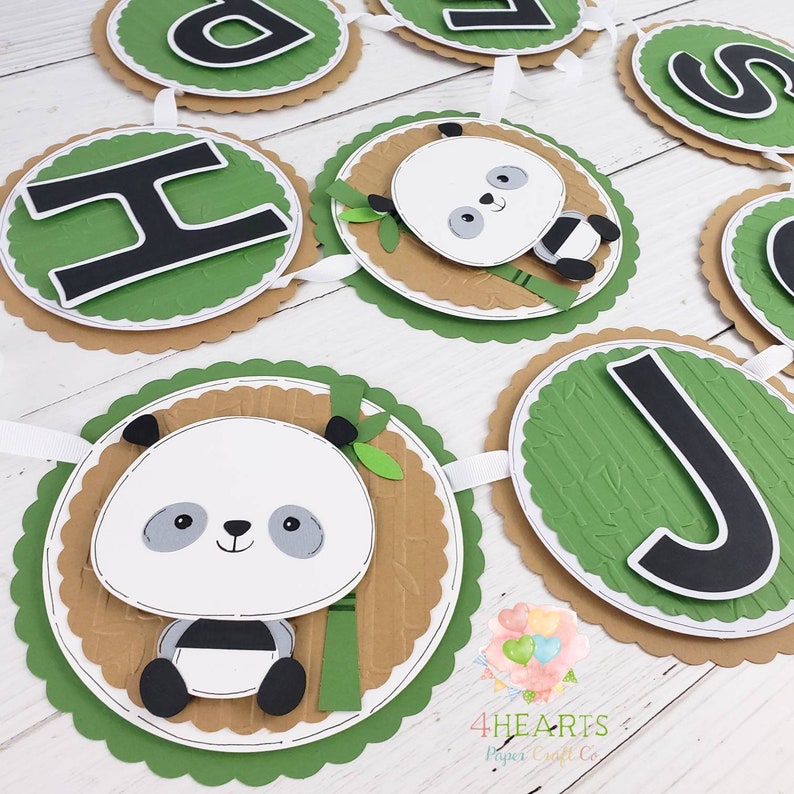 Panda Birthday Banner - Etsy