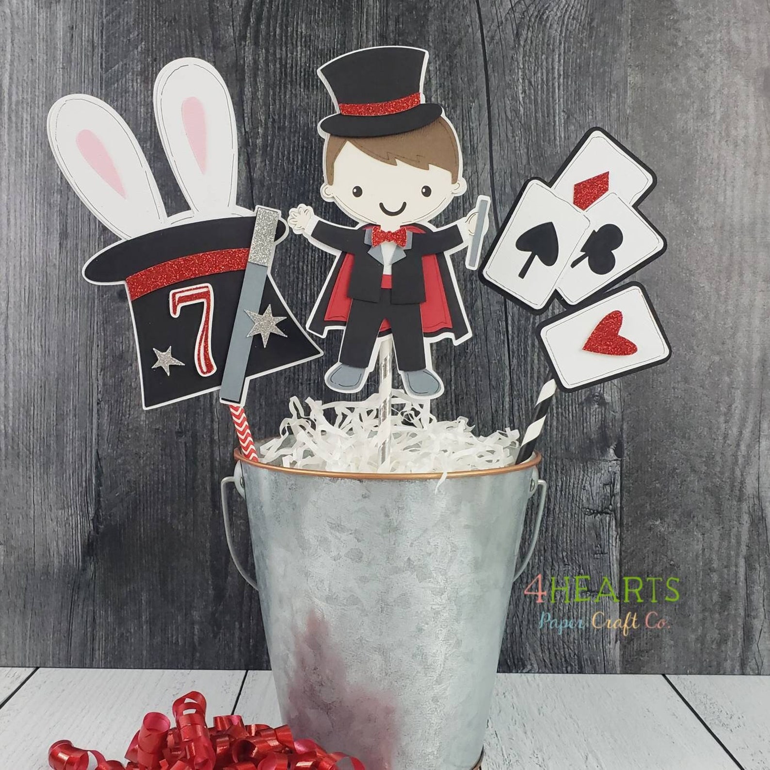 Magician Birthday Centerpiece Magic Centerpiece - Etsy
