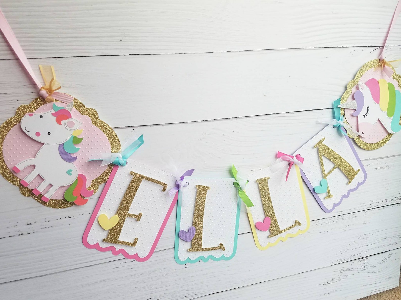 Unicorn Banner | Etsy