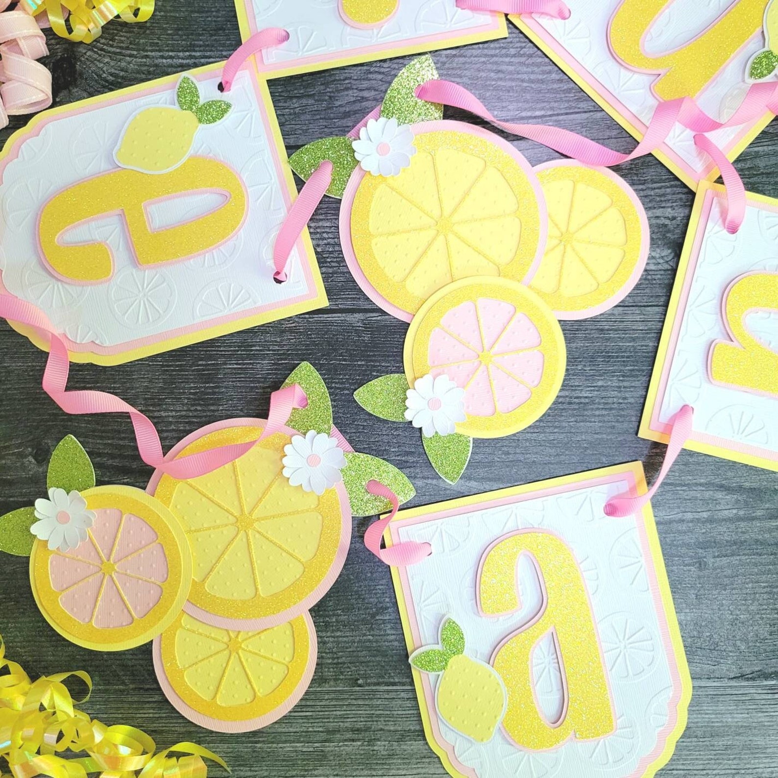 Lemon Birthday Banner Lemon Birthday Lemon Party - Etsy