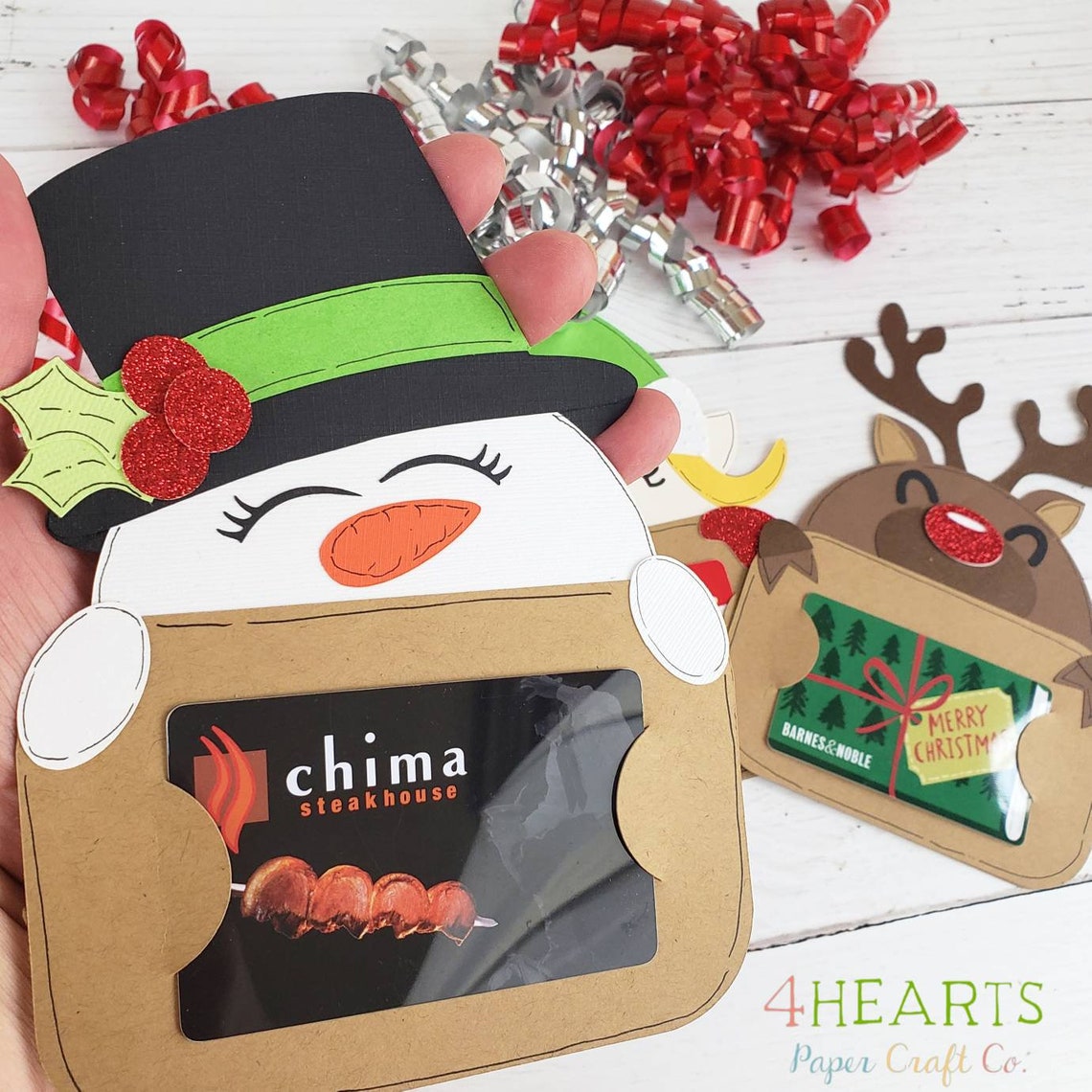 Gift Card Holder Christmas Gift Card Holder - Etsy