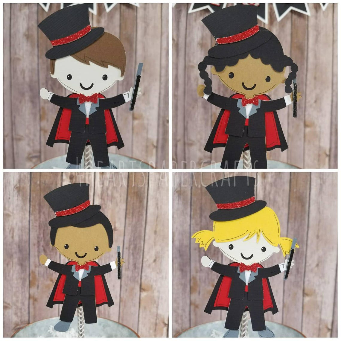 Magician Birthday Centerpiece Magic Centerpiece - Etsy