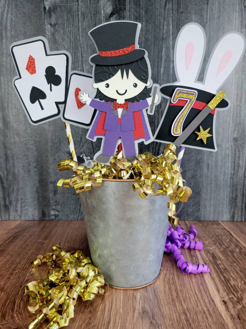 Magician Birthday Centerpiece Magic Centerpiece - Etsy