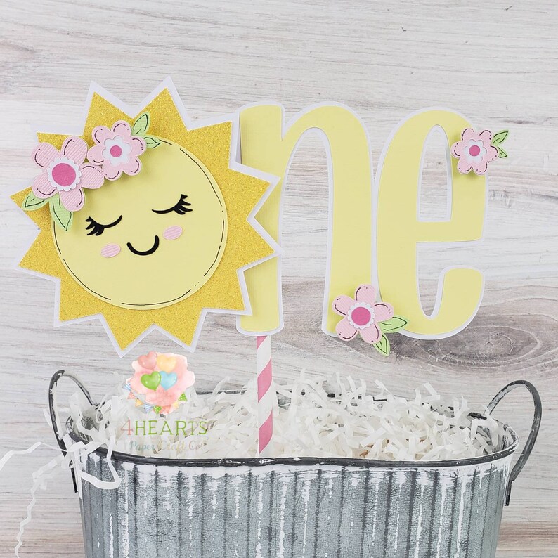 Sunshine Cake Topper Sun Cake Topper - Etsy