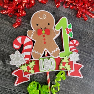 Gingerbread Boy Cake Topper - Etsy