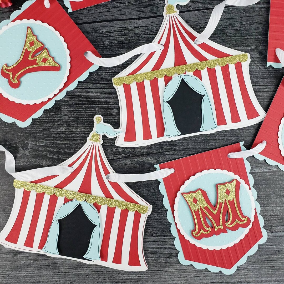 Circus Birthday Banner - Etsy