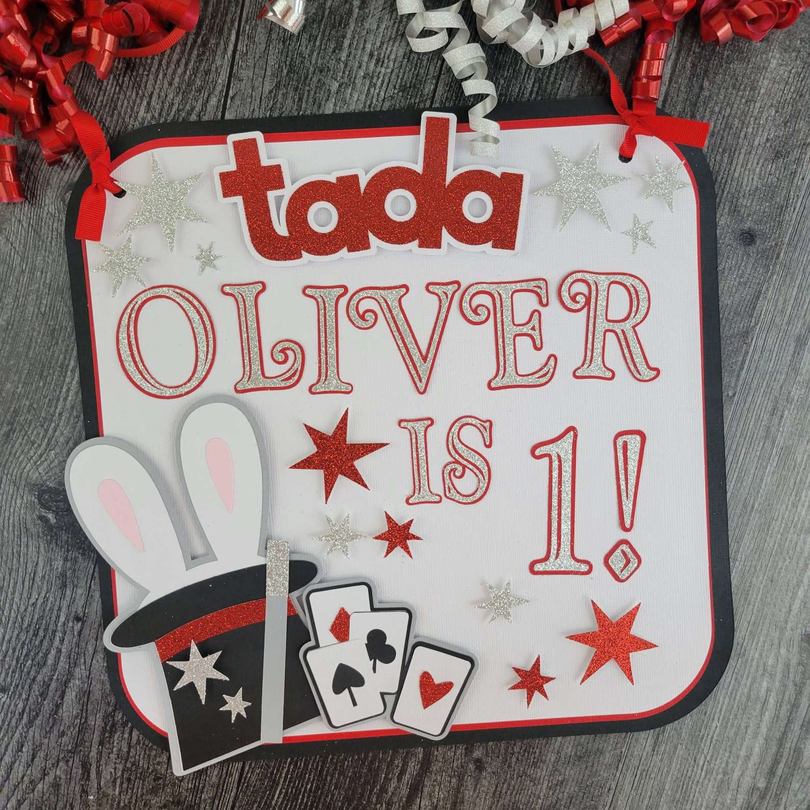 Magician Birthday Door Sign, Magic Show Sign - Etsy