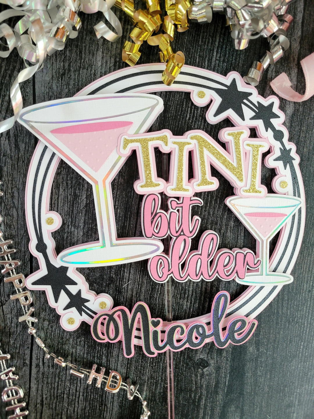 Tini Bit Older Cake Topper - Etsy