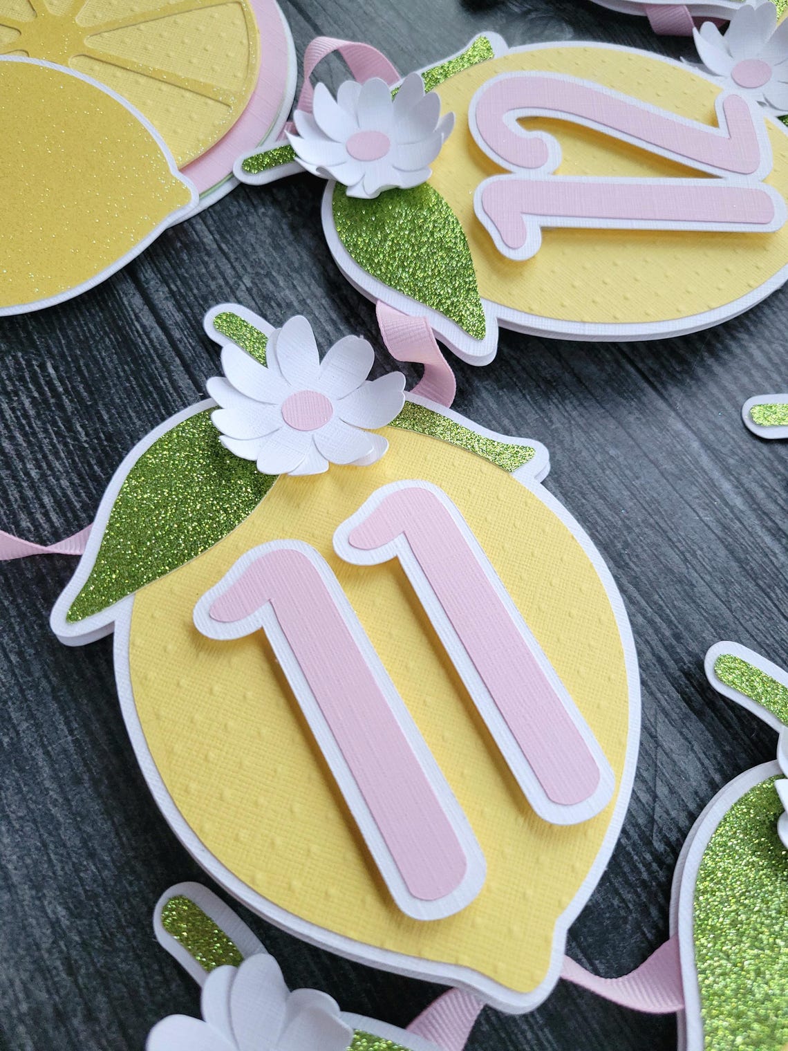 Lemon Photo Banner - Milestone Banner - Etsy