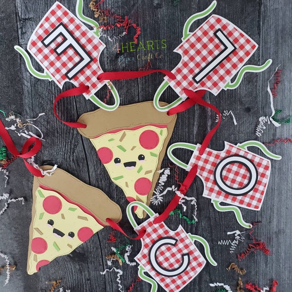 Pizza Party Banner Chef Birthday Little Baker Party | Etsy