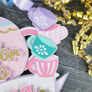 Tea for Two Cake Topper - Etsy